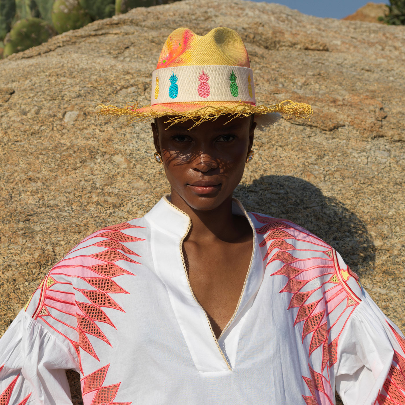 PINEAPPLES PANAMA HAT | IBO MARACA