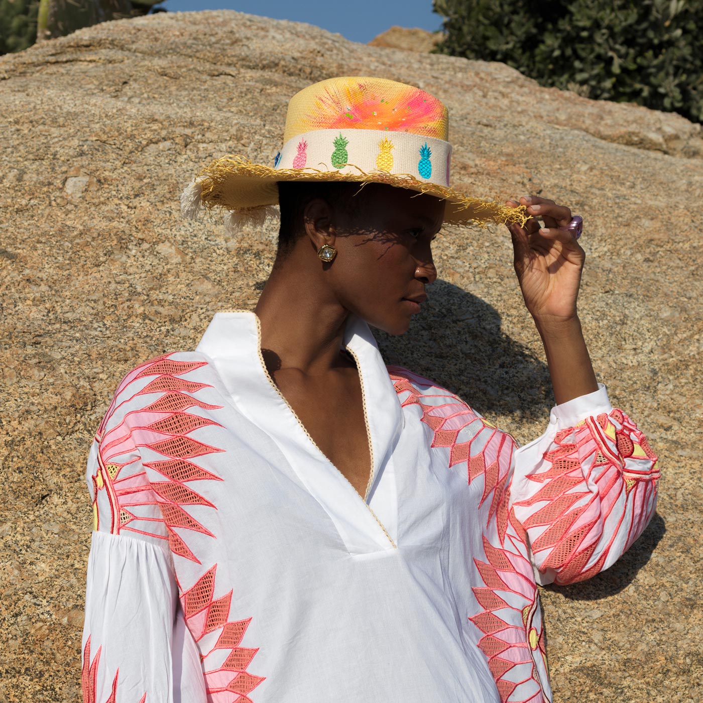 PINEAPPLES PANAMA HAT | IBO MARACA